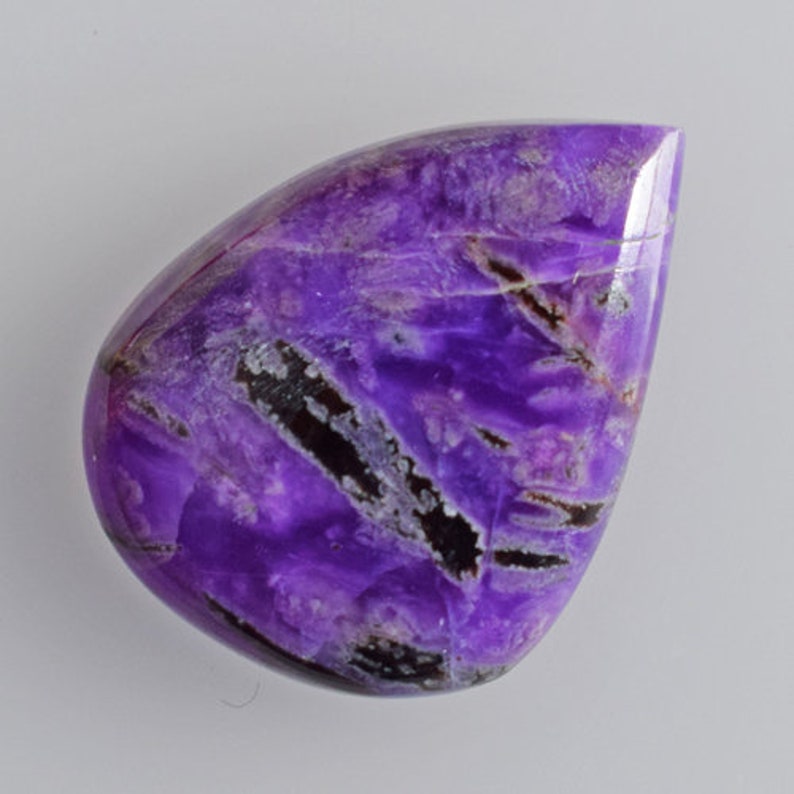 Natural Dark Purple Sugilite Cabochon From South Africa Size | Etsy