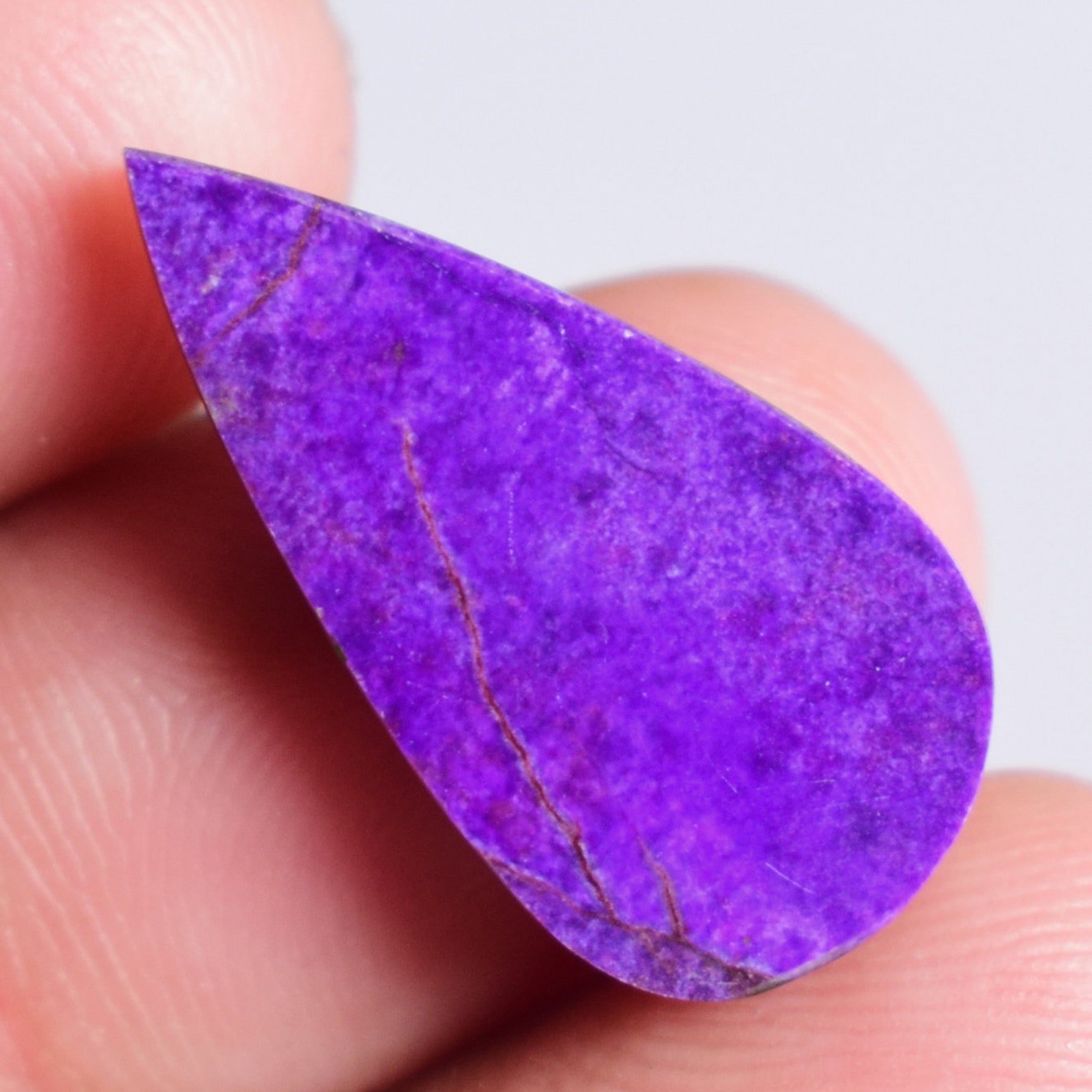 Natural Sugilite Purple Sugilite From South Africa Pear | Etsy