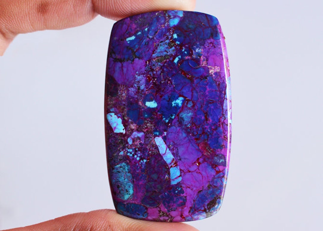 Purple Copper Mohave Turquoise Loose Gemstone, Mojave Purple Copper ...