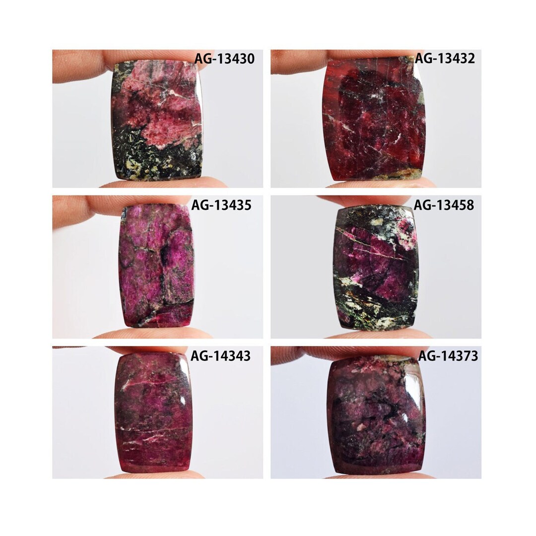 Eudialyte Gemstone Cabochon Eudialyte Crystal Cabochon, Eudialyte Stone ...