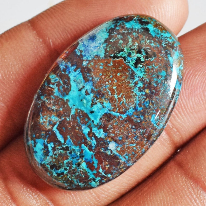 Natural Chrysocolla Cabochon Green Chrysocolla Loose | Etsy