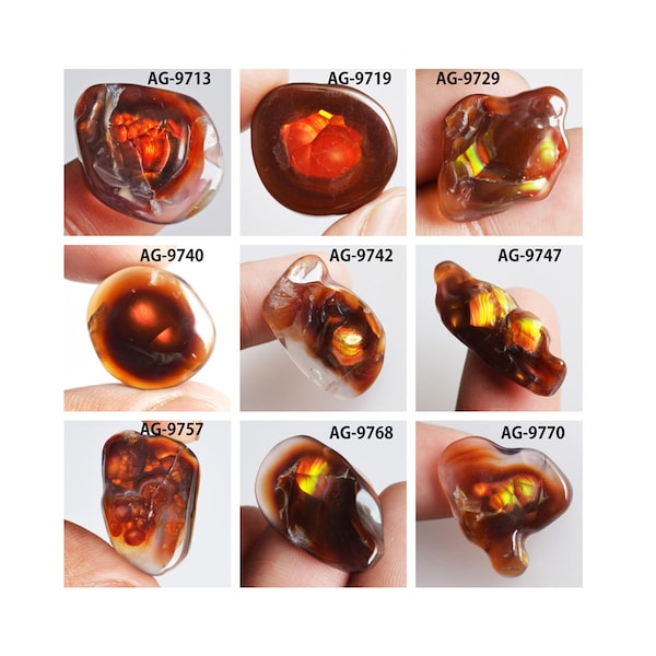 Mexican Fire Agate - Etsy