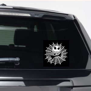Nightmare Skeleton Jack Vinyl Car Decal - Etsy