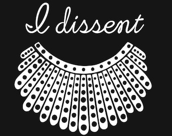 I Dissent Car Decal - Etsy