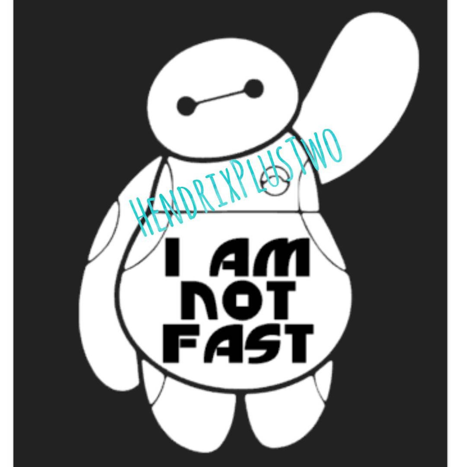 I Am Not Fast Hero Robot Vinyl Car Decal - Etsy