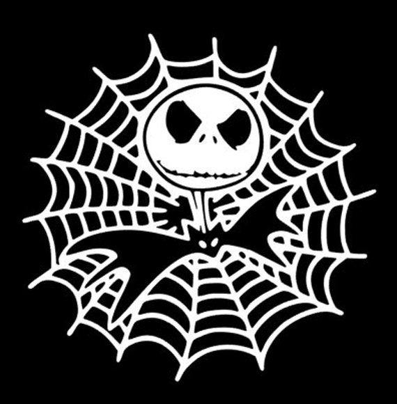 Nightmare Skeleton Jack Vinyl Car Decal - Etsy