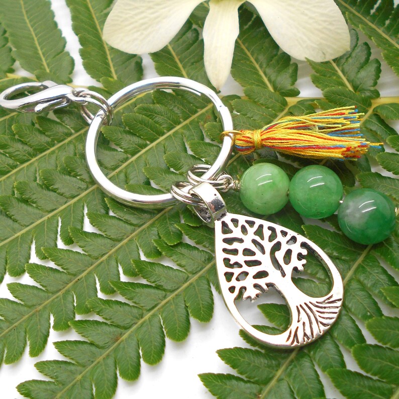 Tree of Life Key Ring Good Luck Protection Family Tree | Etsy