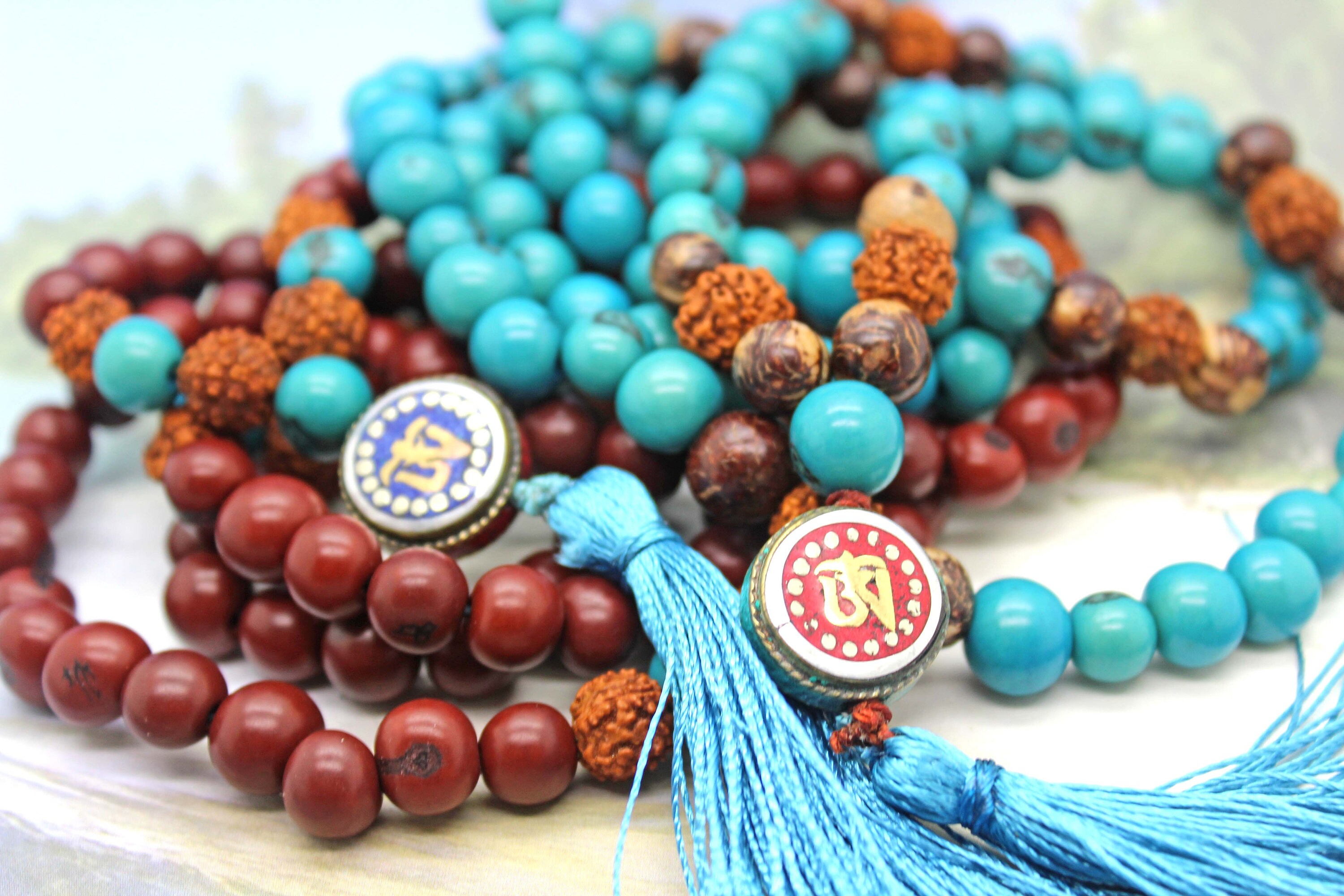 Mala Prayer Beads / ACAI Seed Mala Necklace ENERGIZING | Etsy