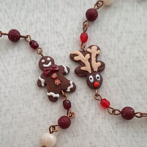 Rudolph Cookie Bracelet, Gingerbread Man Cookie Bracelet, Brown Sugar ...