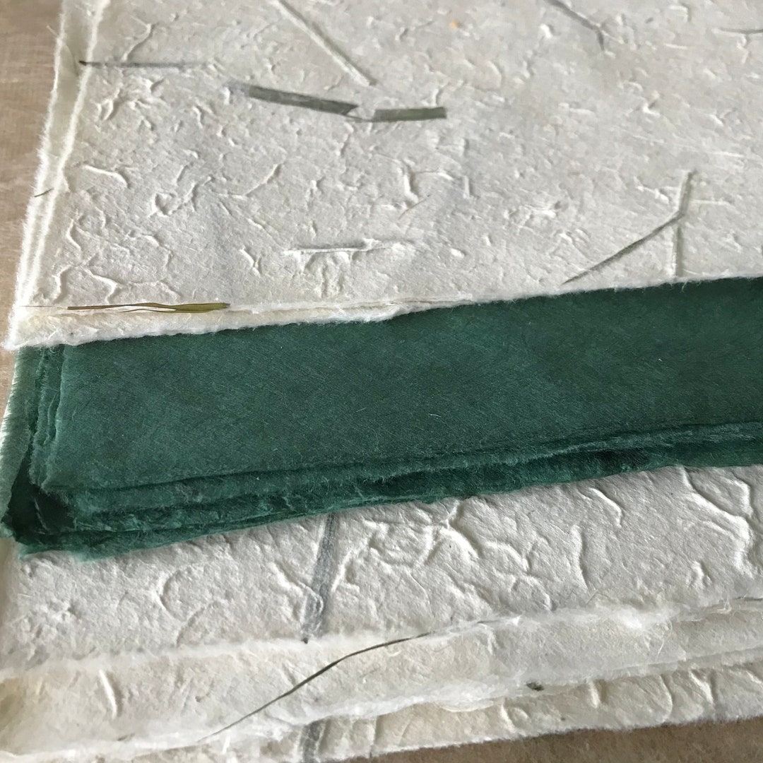 Full/half Sheets Forest and Karuki Grass, Plant Fibre Paper, Himalayan ...