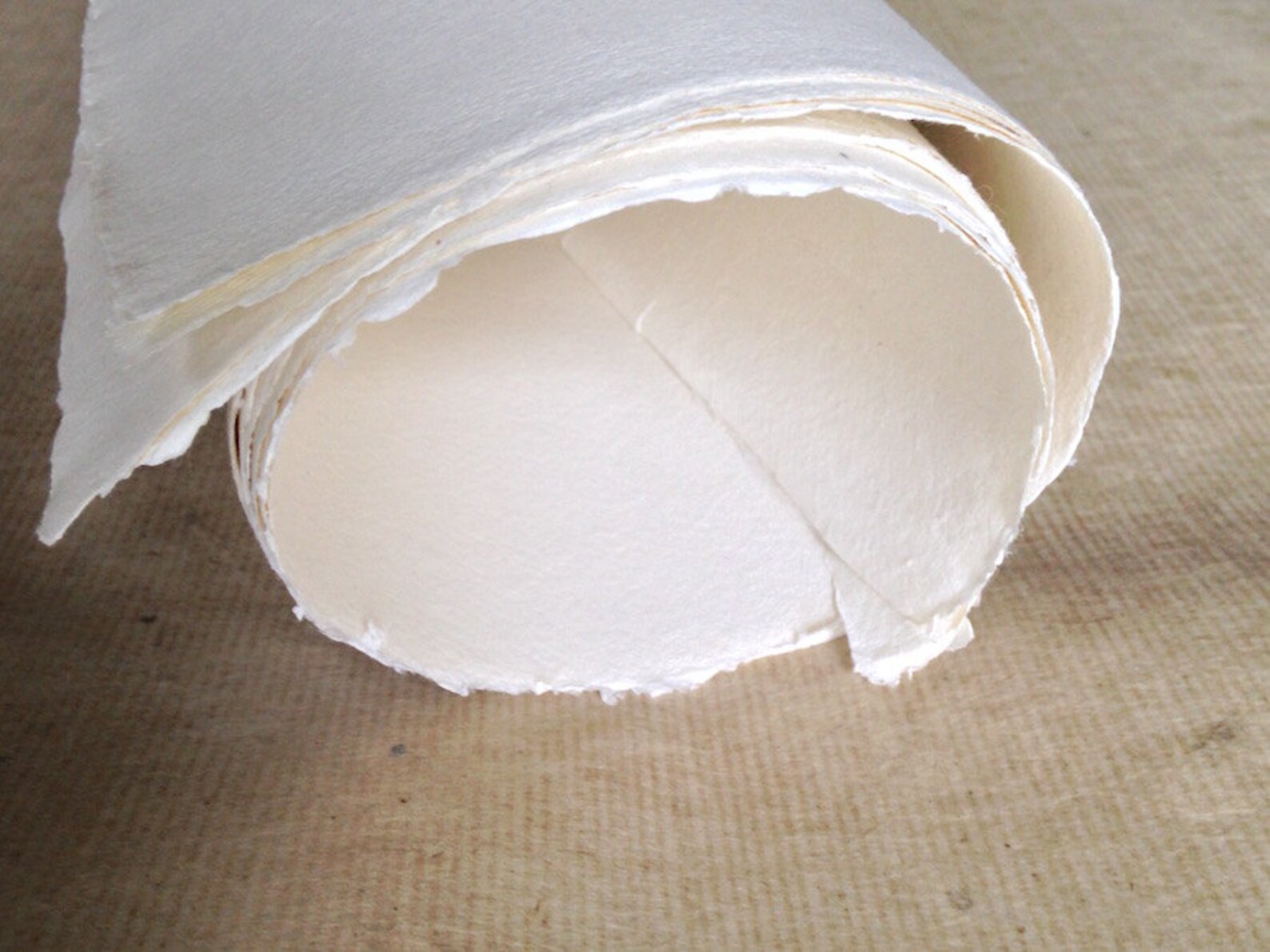 10 Small White Cotton Rag 10 X 7.5 Inch 25 X 18cm Khadi Rough - Etsy