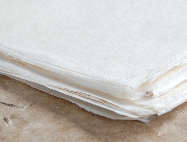 Saffron 10x7 Nepalese Lokta Paper 10 Sheets 25 X 18 Cm Tissue | Etsy