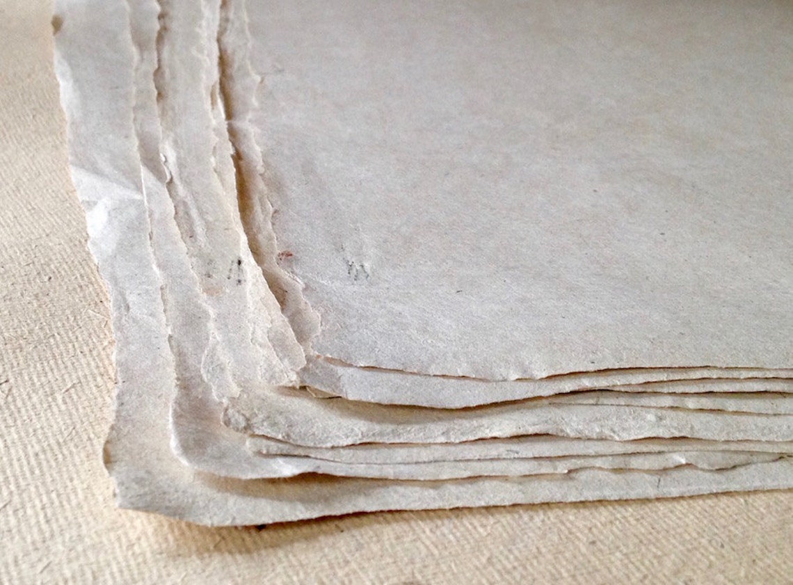 Half sheets HEMP paper 22 x 15 inch 56 x 38 cm Indian | Etsy