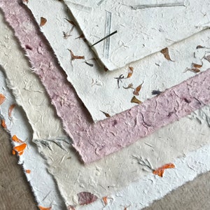 10 Pcs 7.5 X 9.5 Inches, Mixed Pack Himalayan Papers, Petal Papers ...