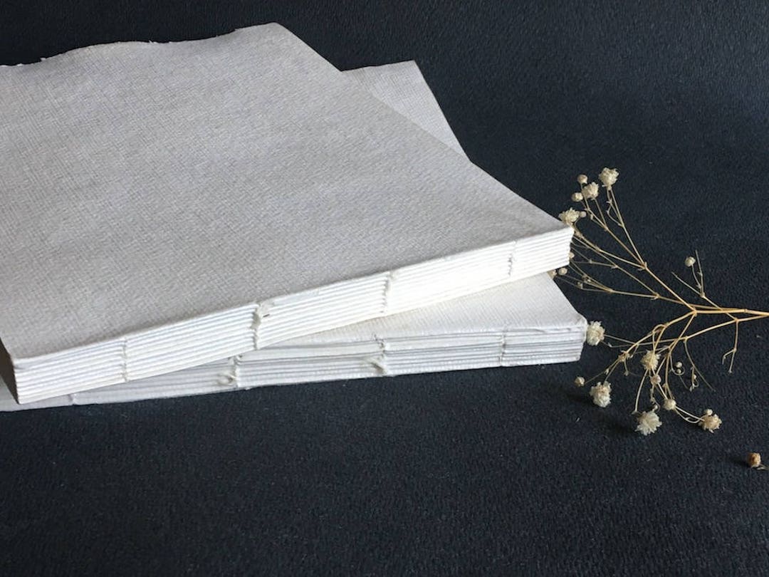 21 X 25cm Blank White Book Blocks, Cotton Rag Khadi Sketchbook, 210 Gsm ...
