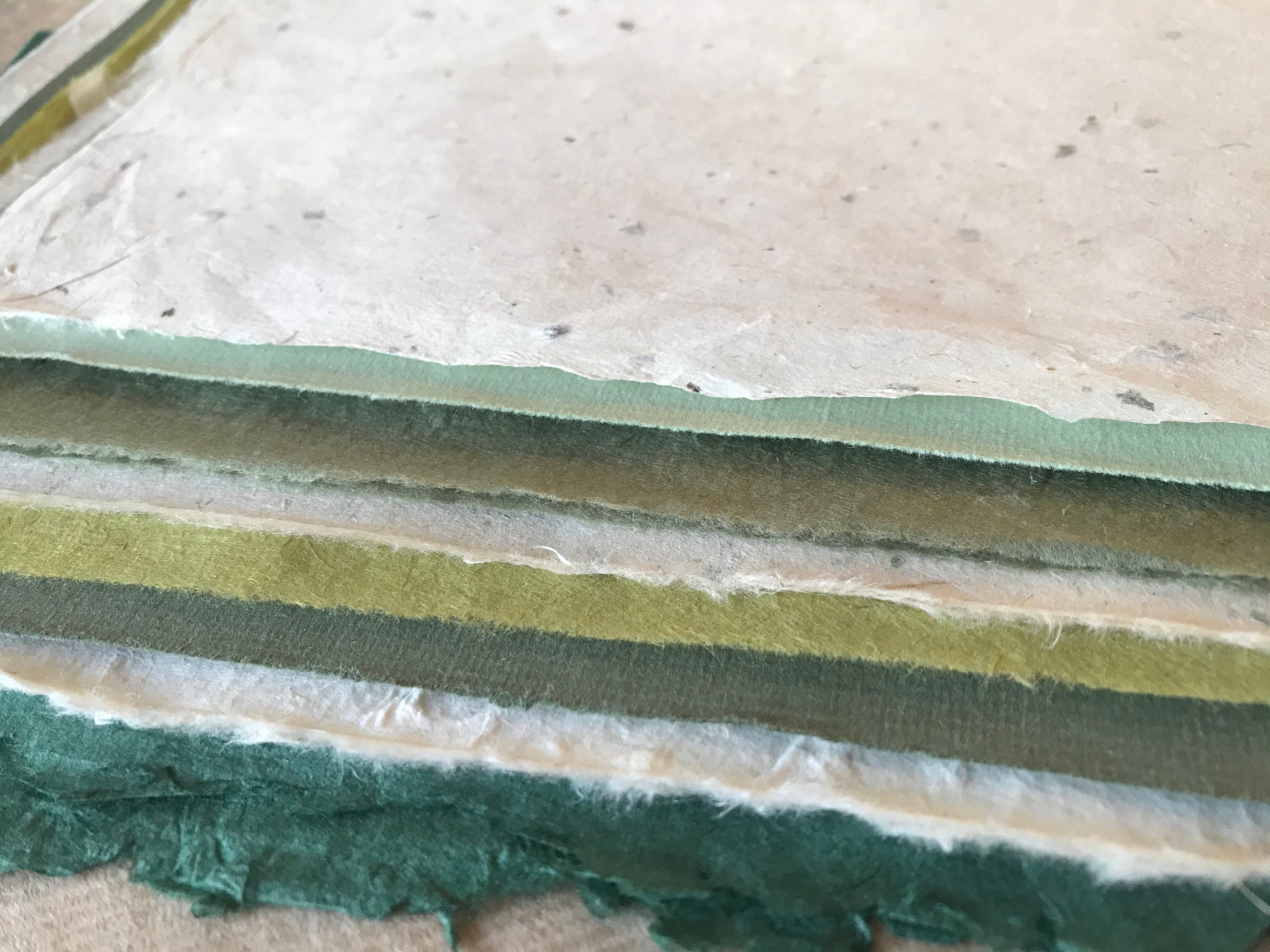 Small Pieces Leafy Greens Mixed Paper Pack Green & Natural - Etsy UK