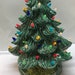 Handmade Ceramic 16" Christmas Nowell Tree With Green Holly Leaf Base ...