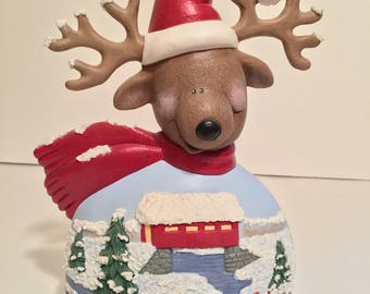 Ceramic reindeer | Etsy