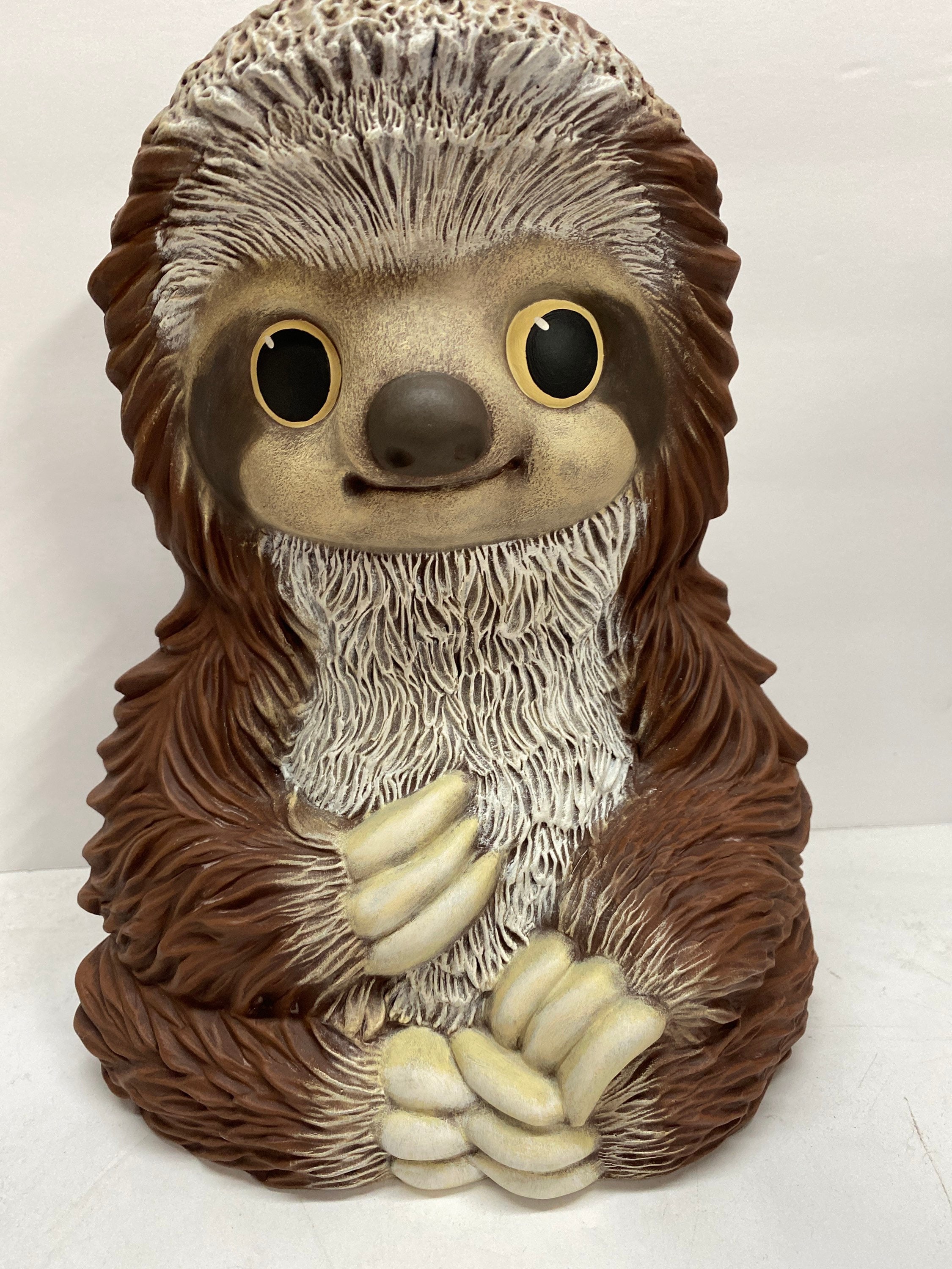 One of a Kind Handmade/painted Ceramic Sloth - Etsy Canada