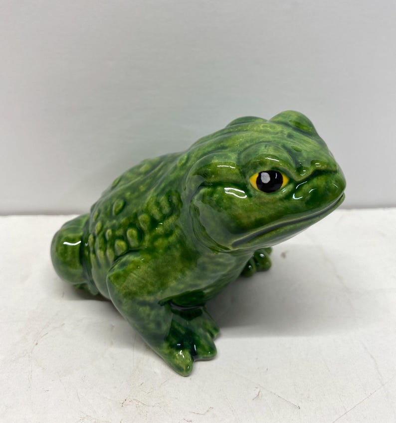 One of a Kind Handmade Glazed Ceramic Frog - Etsy