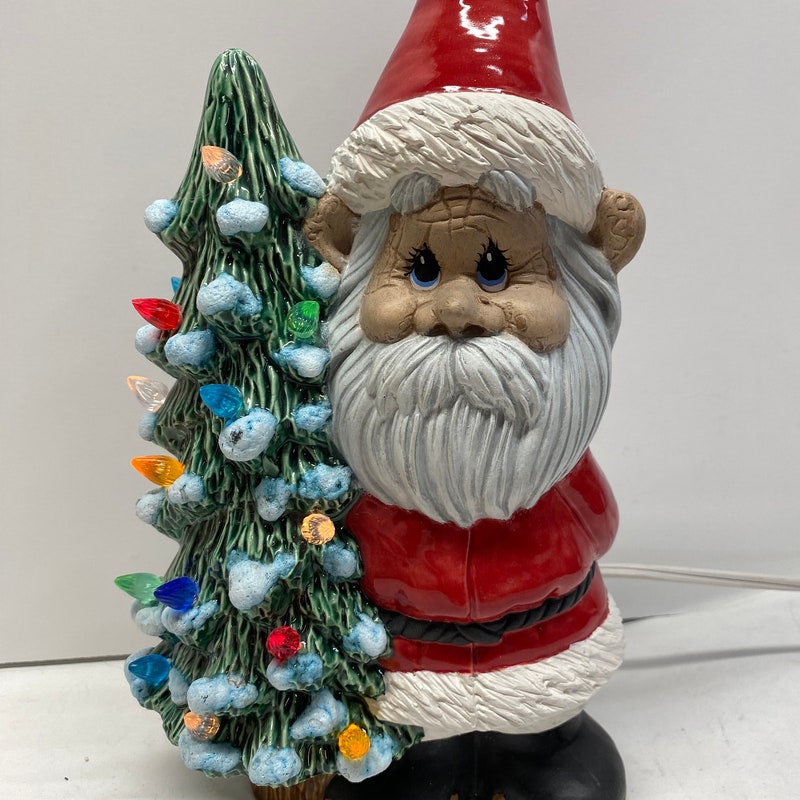 Ceramic Santa - Etsy