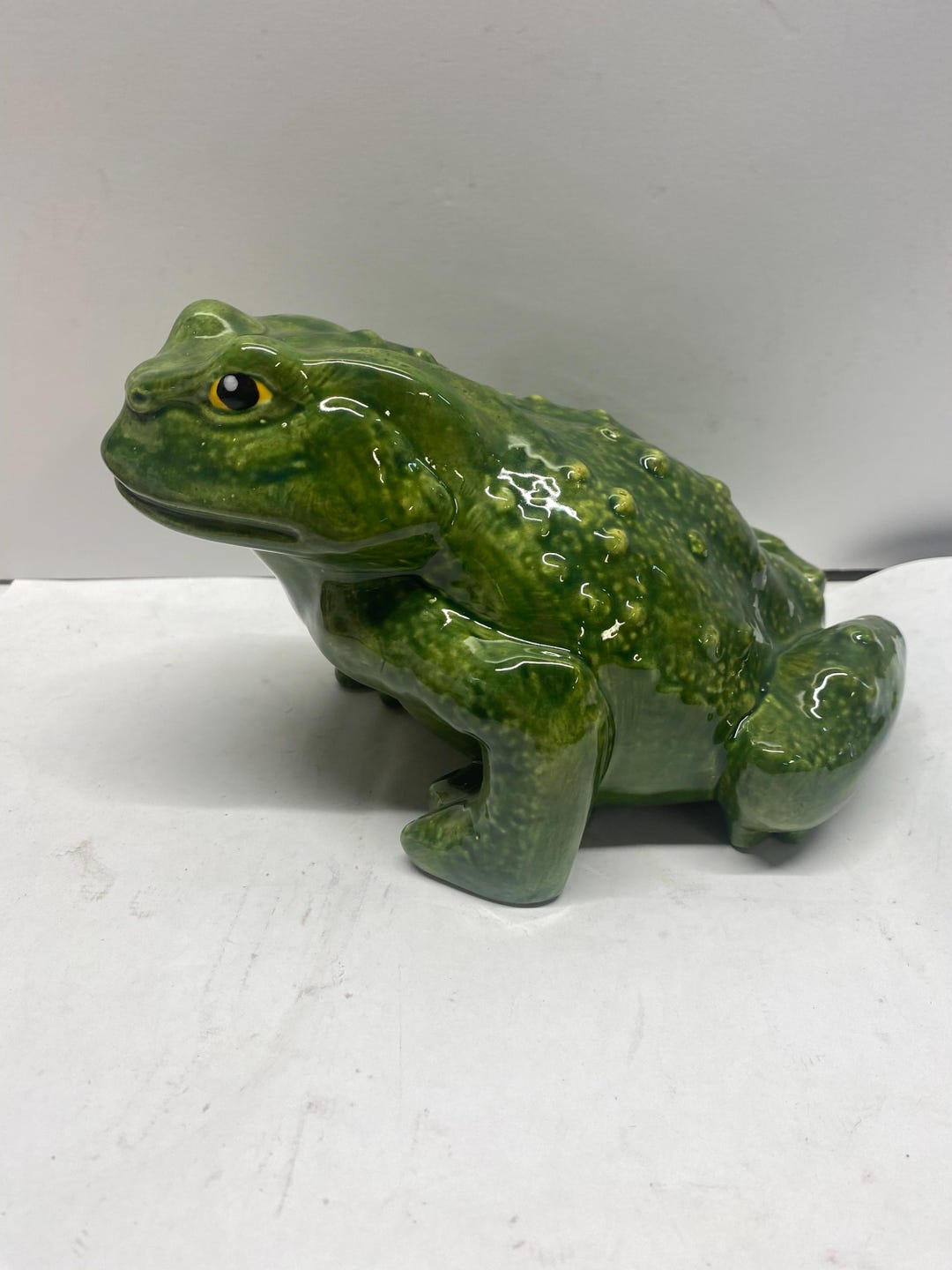 Handmade Ceramic Glazed Medium Frog - Etsy