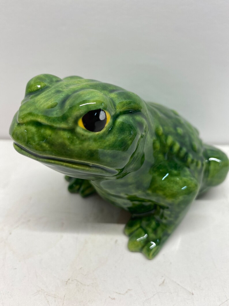 One of a Kind Handmade Glazed Ceramic Frog - Etsy