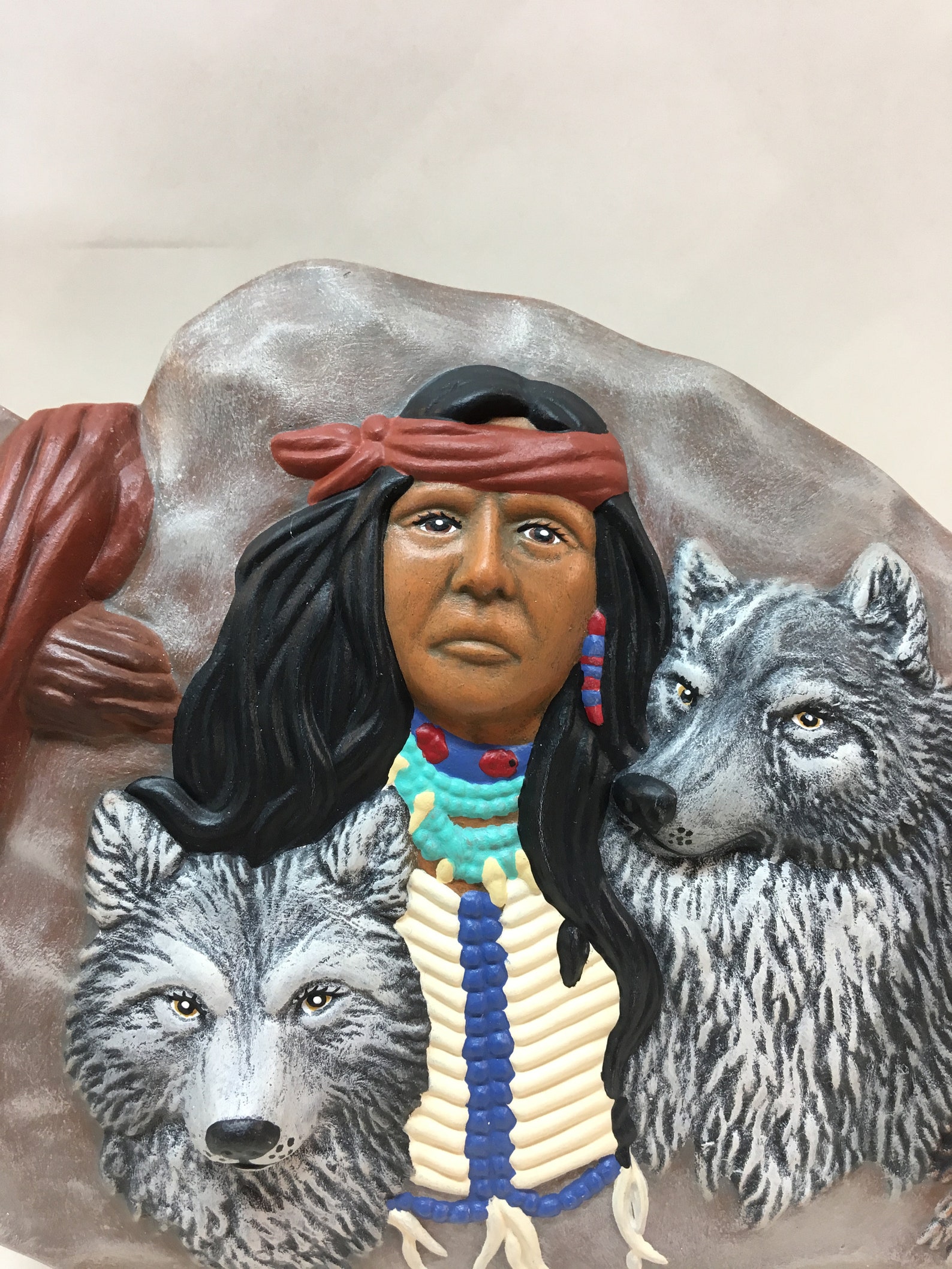 Handmade Ceramic Indian/wolf Arrowhead - Etsy