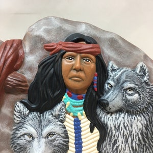 Handmade Ceramic Indian/wolf Arrowhead - Etsy