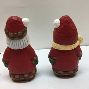 Handmade Small Mr. & Mrs. Widdled Santa Claus - Etsy