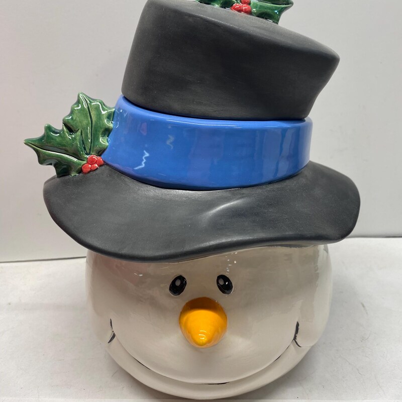Snowman Cookie Jars Ceramic - Etsy
