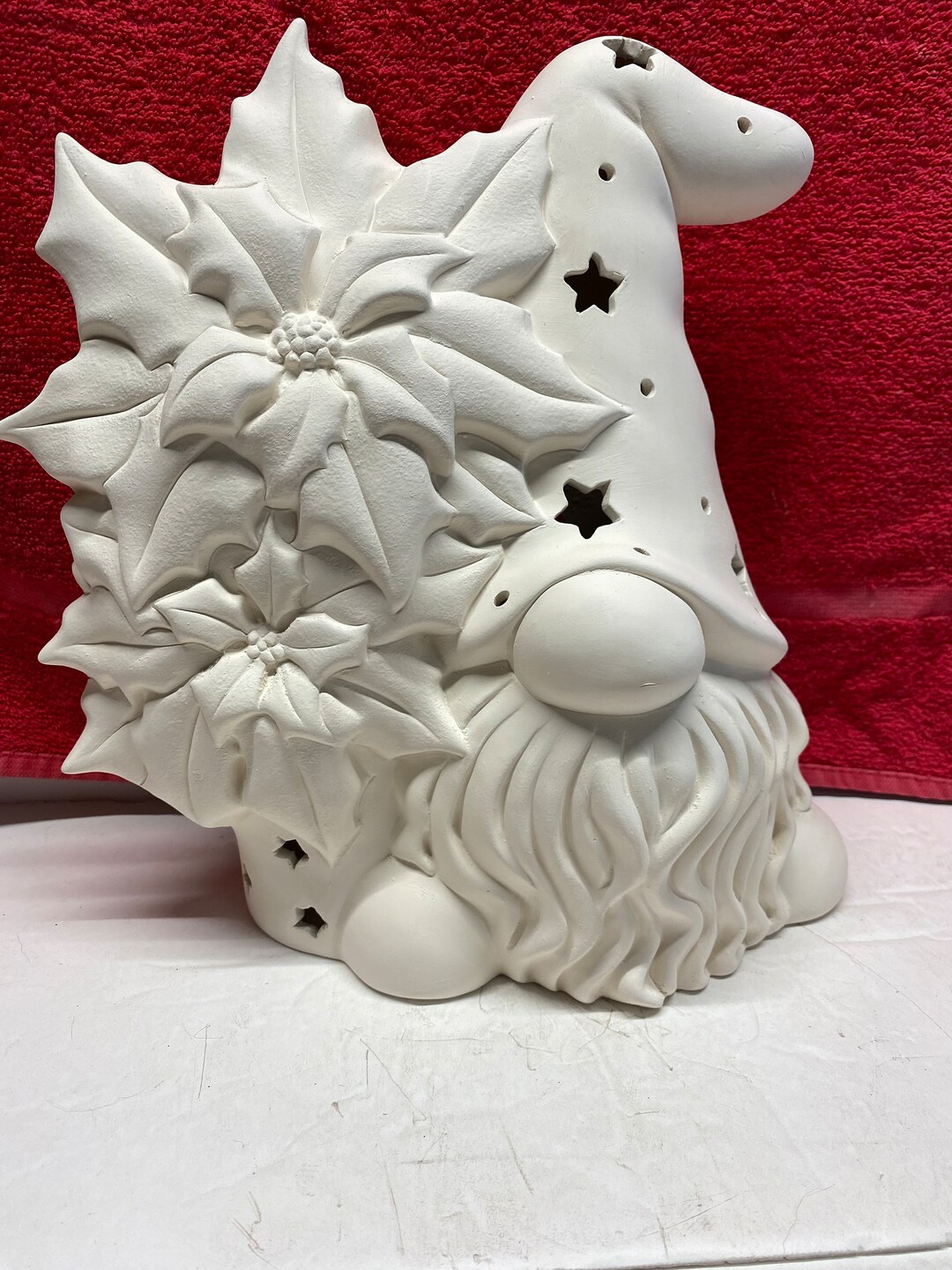 Ready to Paint Bisque Ceramic Gustive the Gnome - Etsy