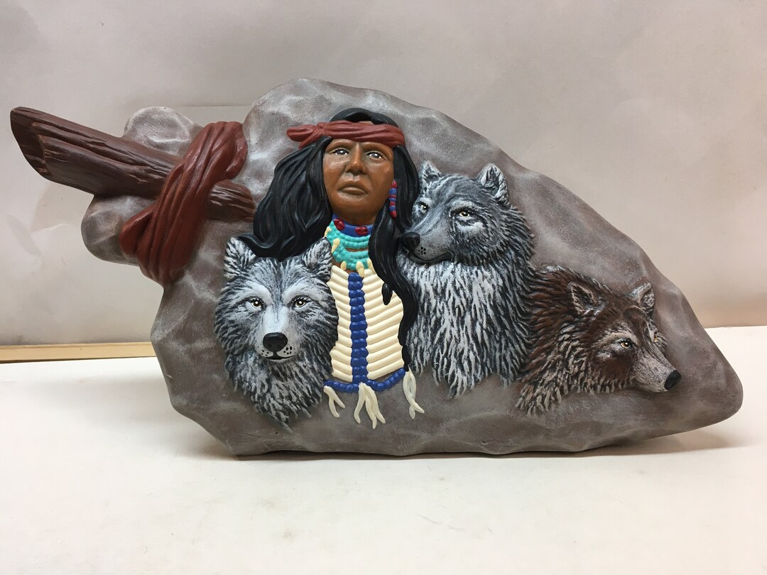 Handmade Ceramic Indian/wolf Arrowhead - Etsy