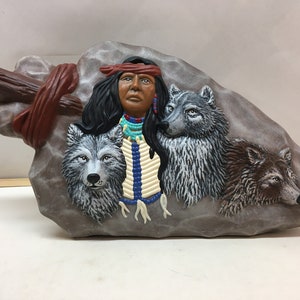 Handmade Ceramic Indian/wolf Arrowhead - Etsy