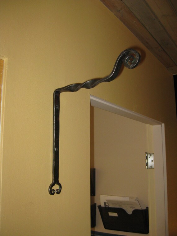 Hand Forged Wrought Iron Hanger - Etsy