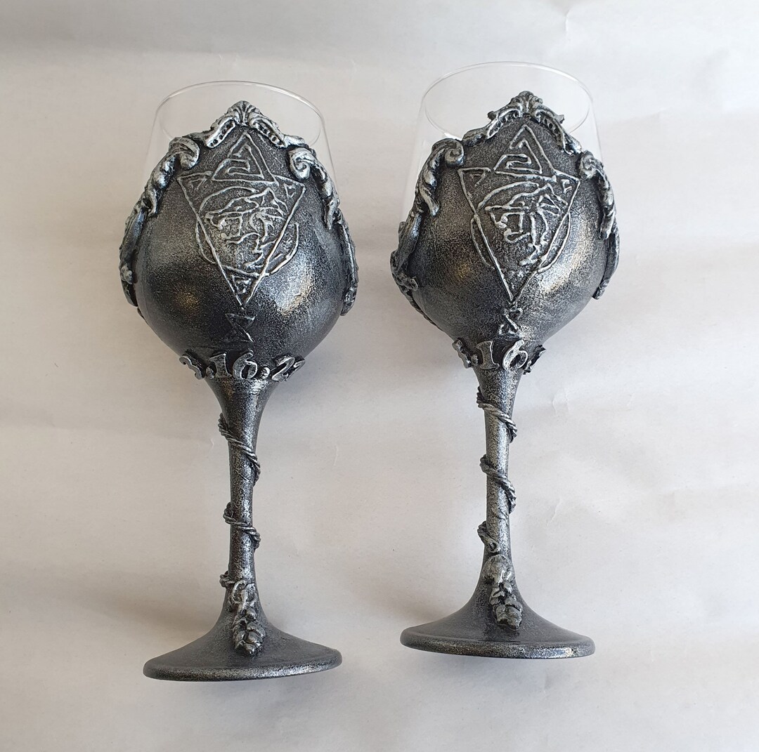 Witcher Wine Glasses, Witcher Goblets, Custom Wine Glasses ...