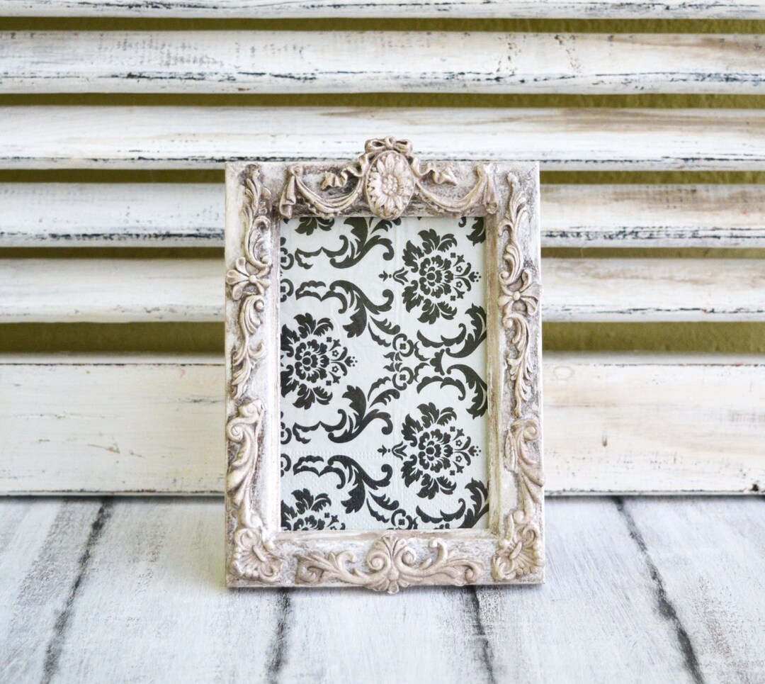 Vintage Picture Frame,distressed Photo Frame,wedding Picture Frame ...