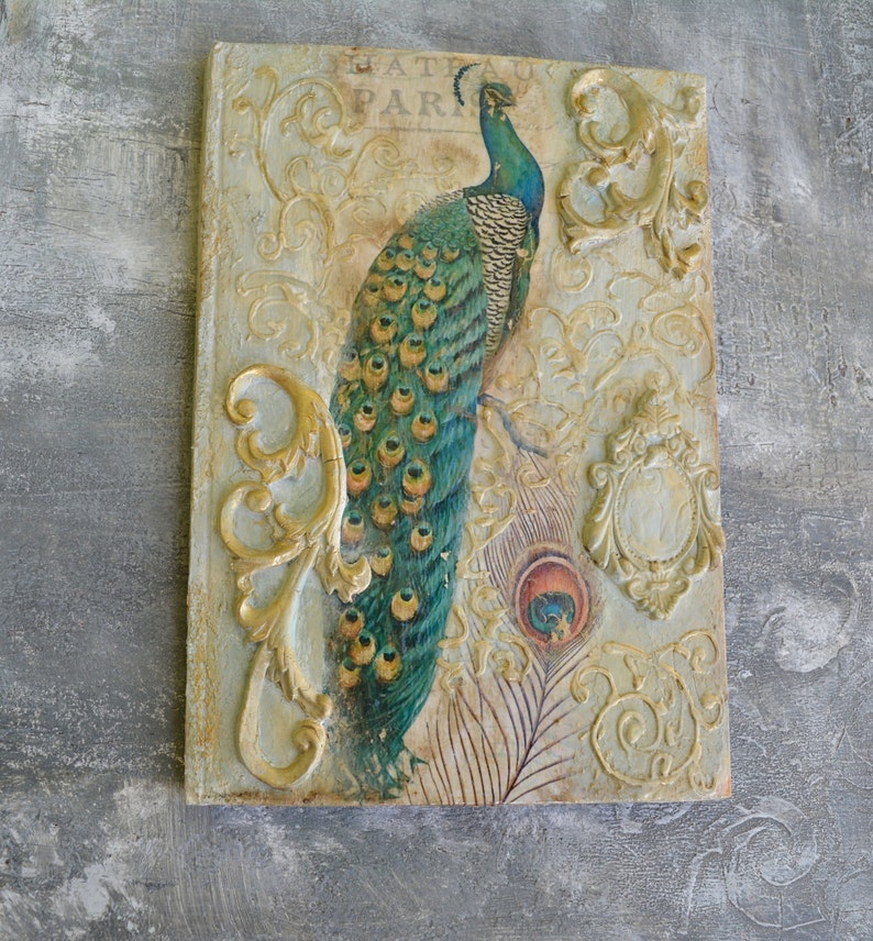 Peacock Book. Peacock Vintage Book. Peacock Wedding Book. Peacock ...