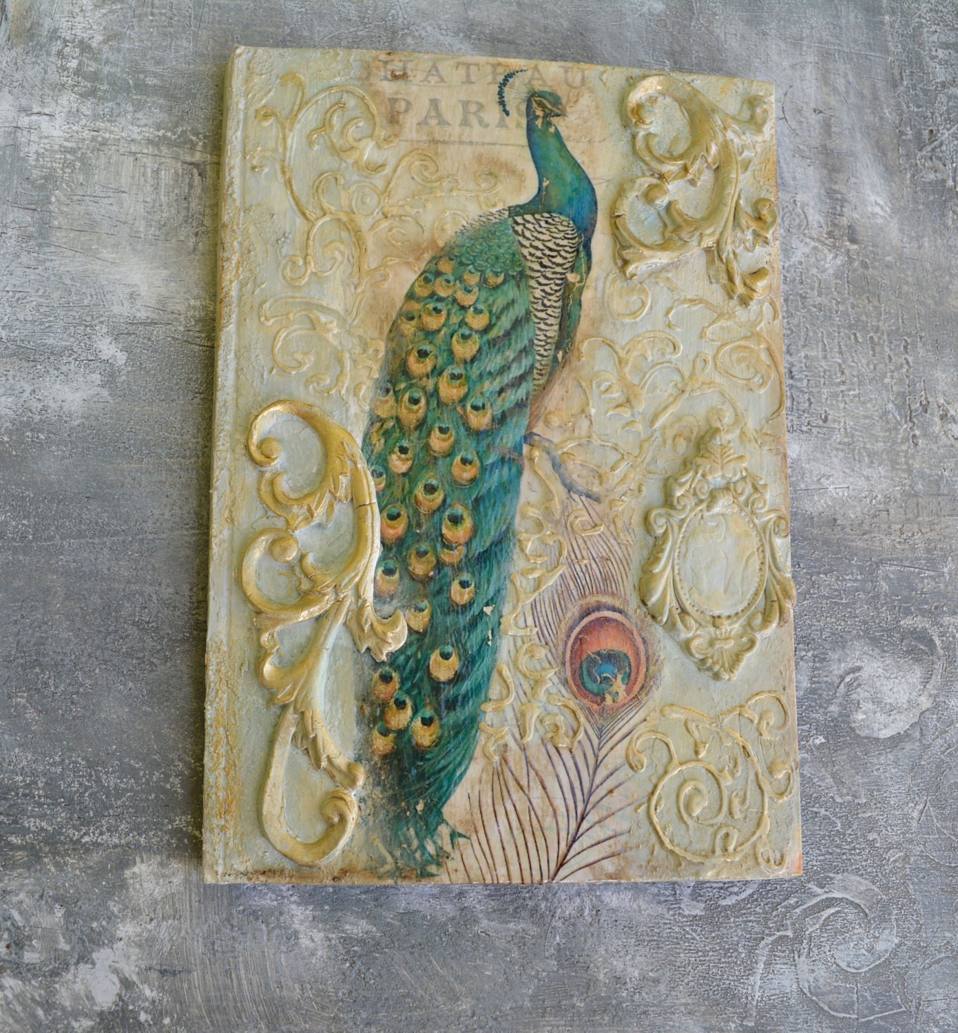 Peacock Book. Peacock Vintage Book. Peacock Wedding Book. Peacock ...