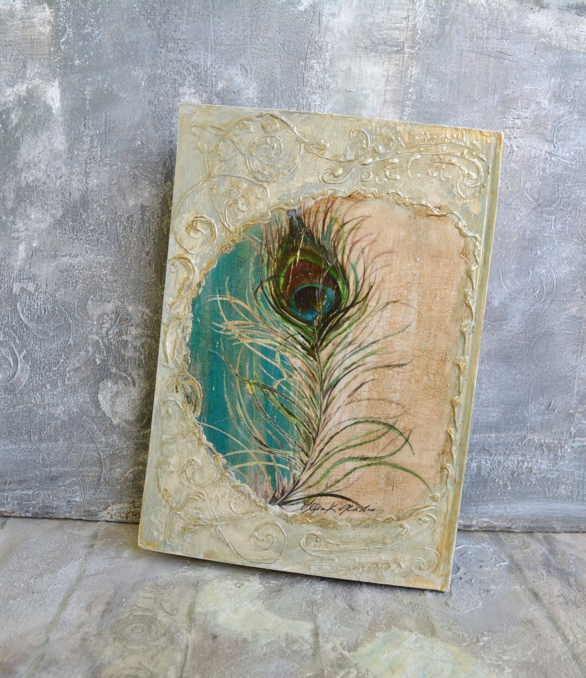 Peacock Book. Peacock Vintage Book. Peacock Wedding Book. Peacock ...