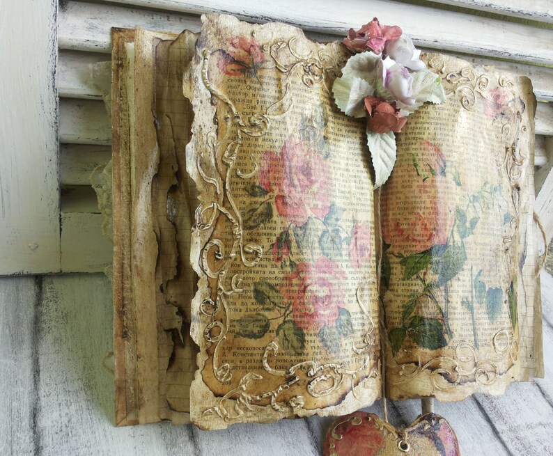 Rustic Book Photo Album, Scrapbook, Personalized Guest Book, Decoration ...