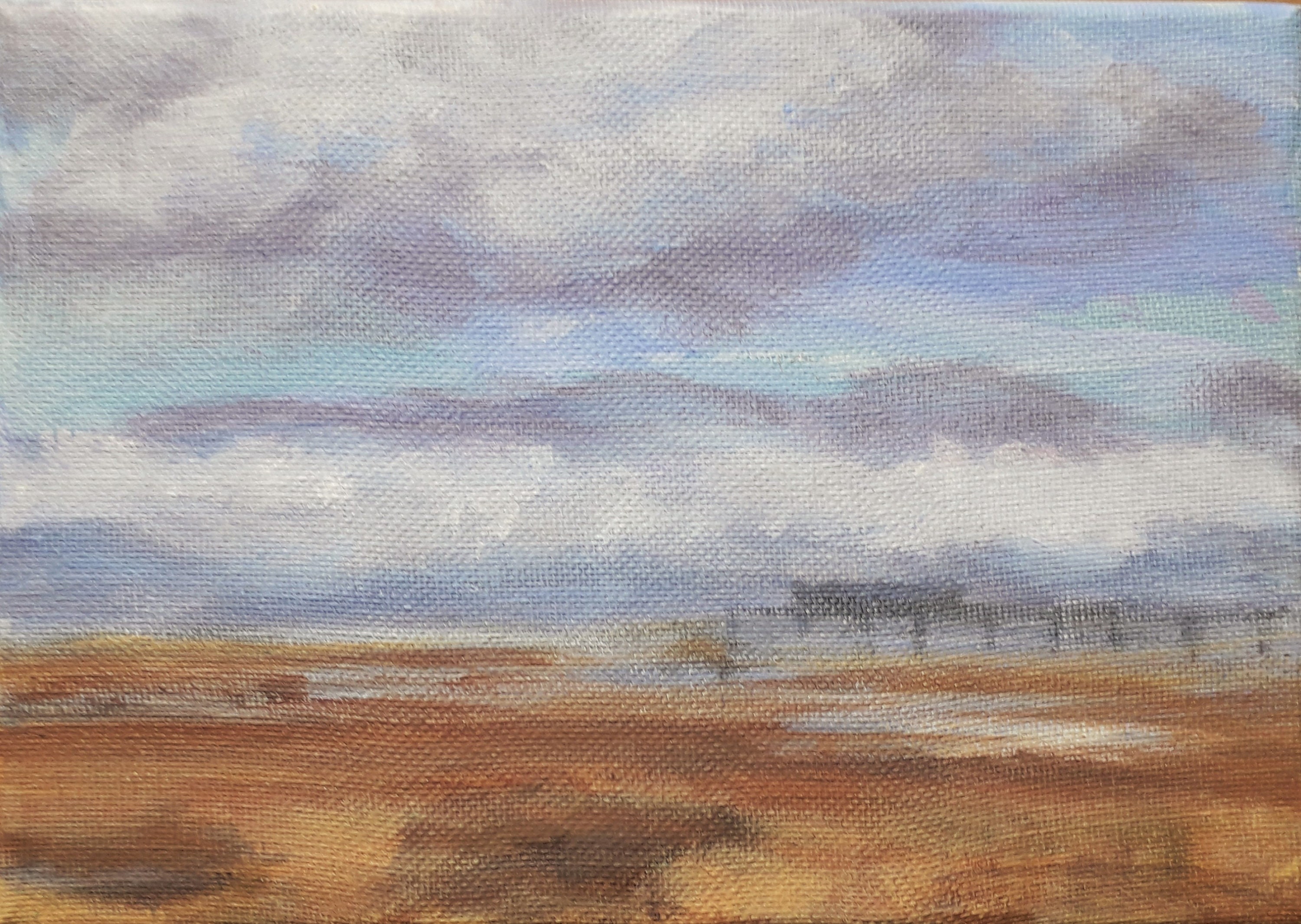 Custom Mini Landscape Painting Original 5x7 Inch Acrylic on - Etsy