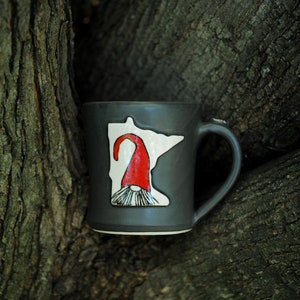MN Gnome Mug, With Red Hat - Etsy