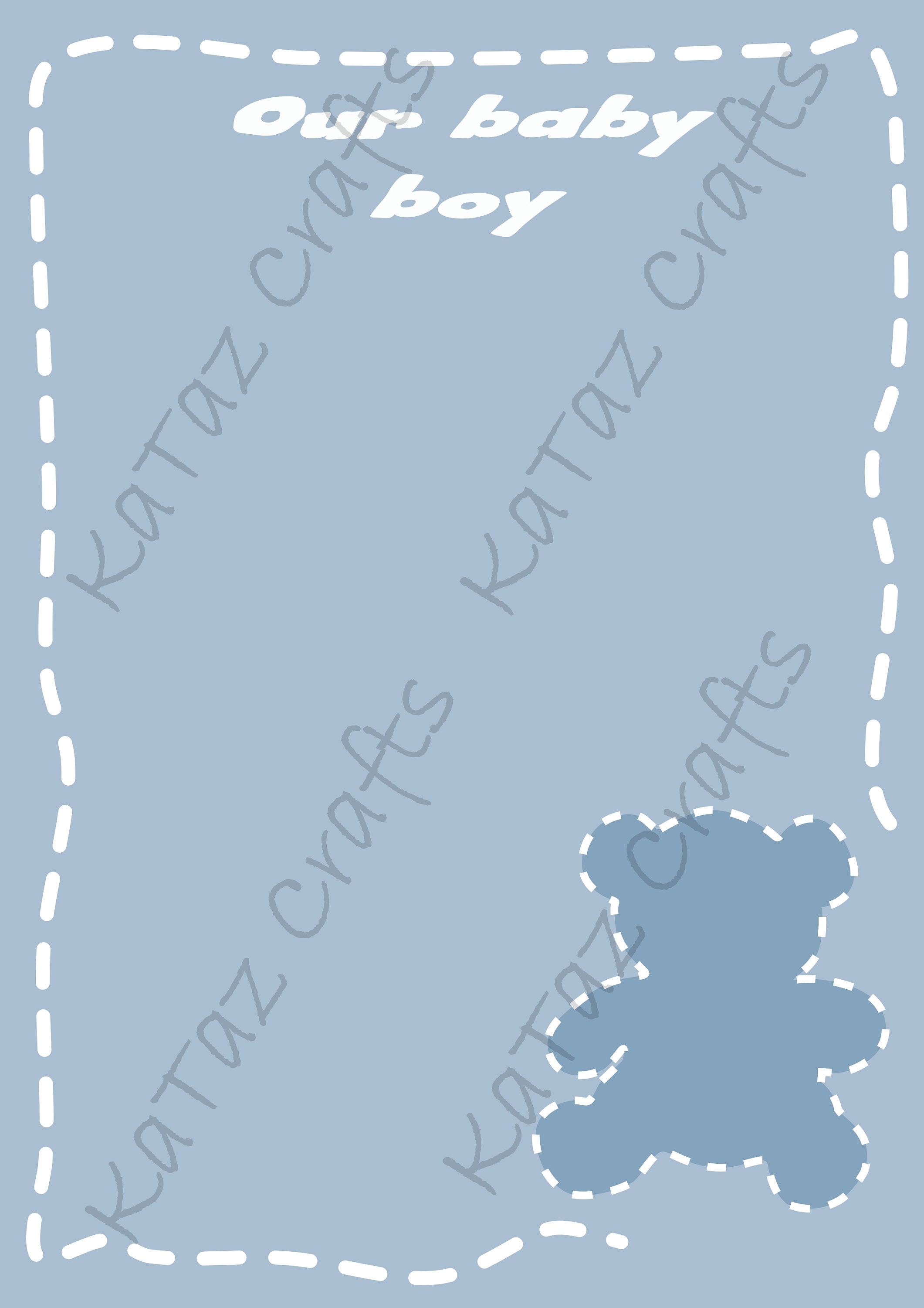 Baby Boy Printable Design Papers Digital Download New Baby - Etsy