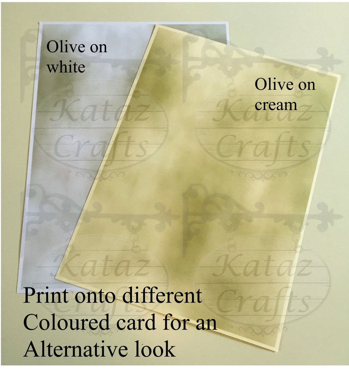 Colour Wash Digital Paper, A4, 6 High Quality Images, Instant Download ...