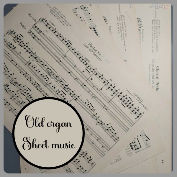 Old Sheet Music - Etsy