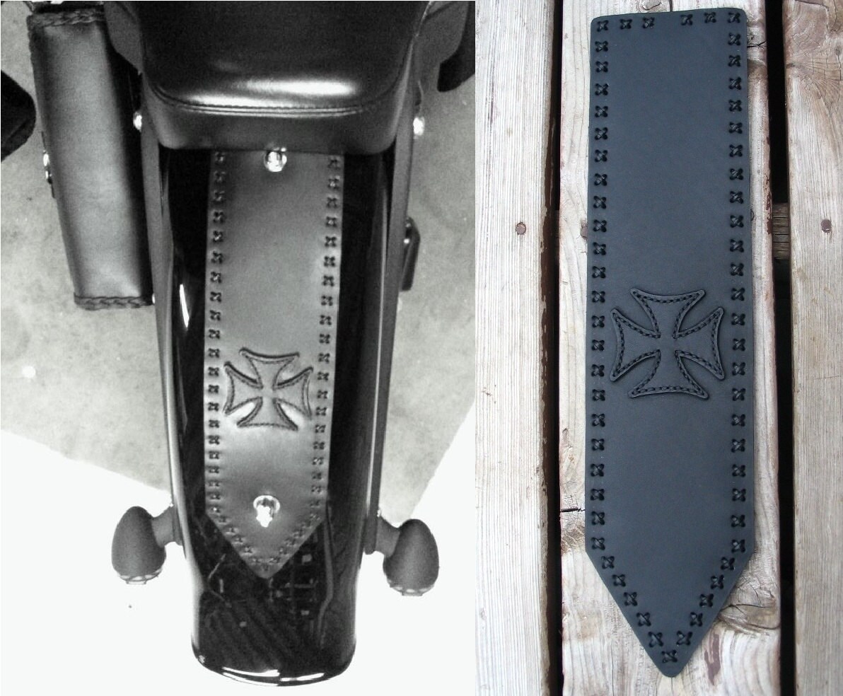 Custom Motorcycle Fender Bib, Custom Motorcycle Accessories, Leather ...