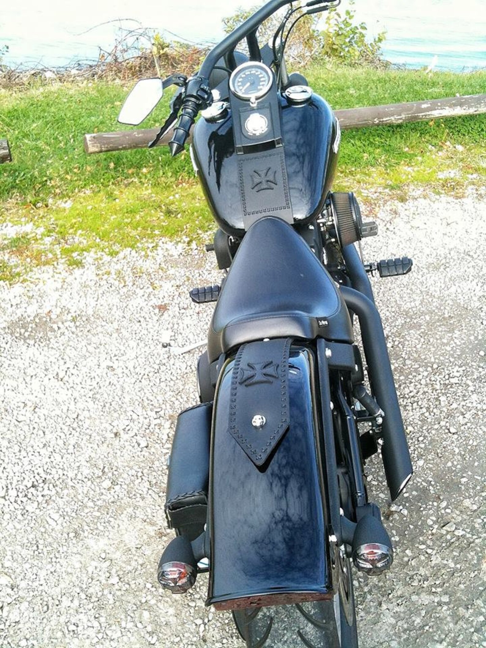 Custom Motorcycle Fender Bib, Custom Motorcycle Accessories, Leather ...