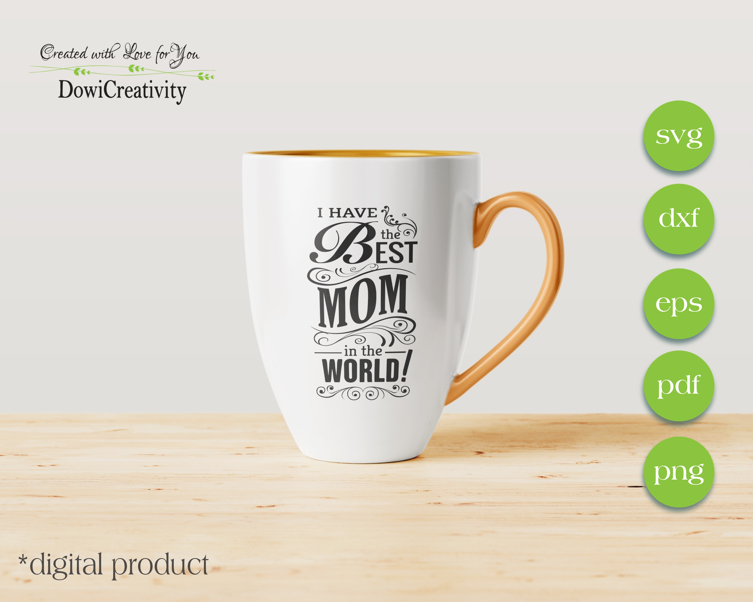Best Mom SVG File Family SVG File Inspirational Quote Svg - Etsy