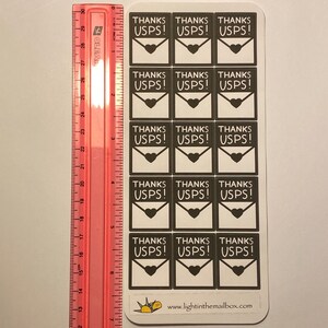 Thanks USPS Stickers Cute Penpal Stickers Envelope Seals - Etsy